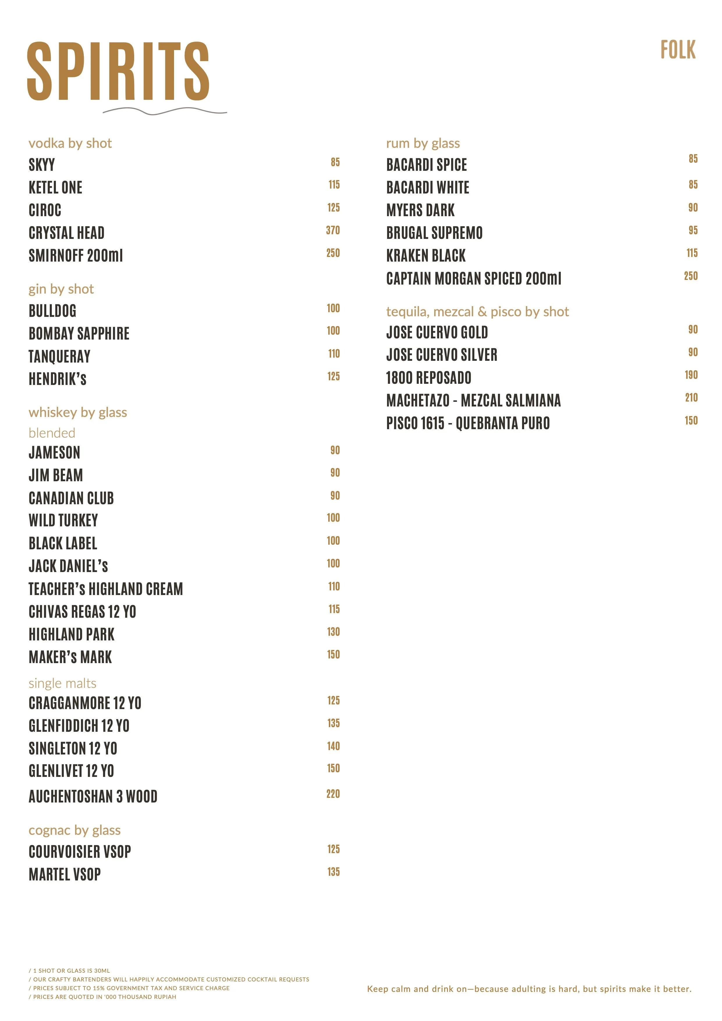 Folk Ubud Menu | Poolside Dining in Central Ubud — Folk Pool & Gardens