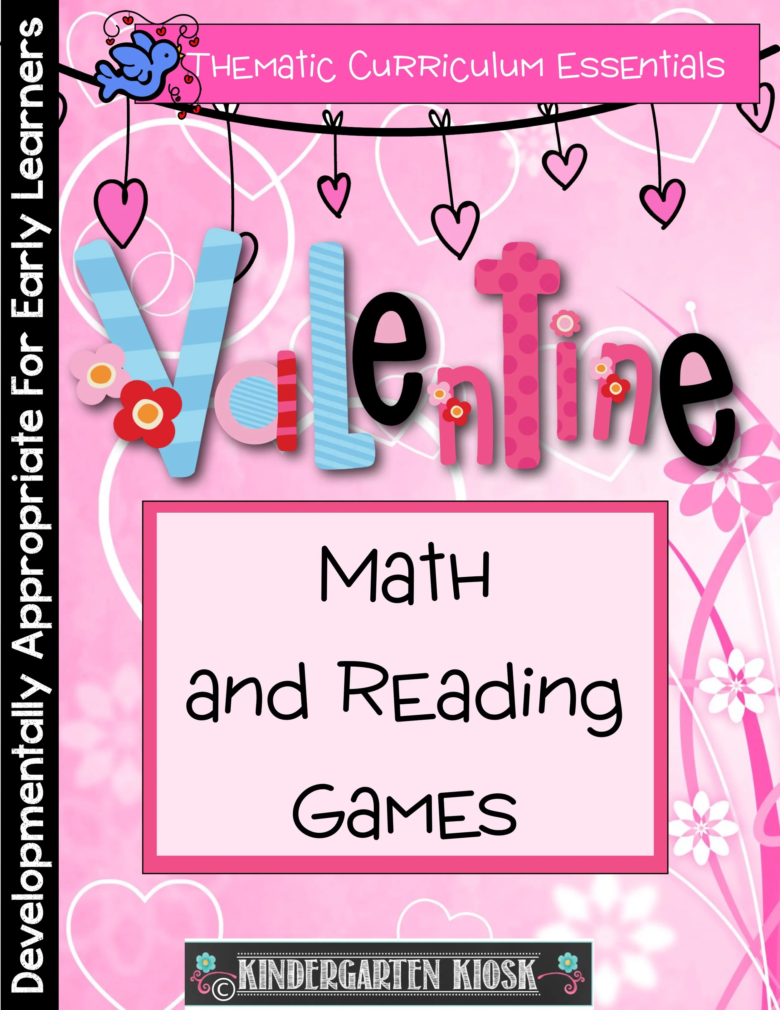 Valentine Math and Reading Games — Kindergarten Kiosk