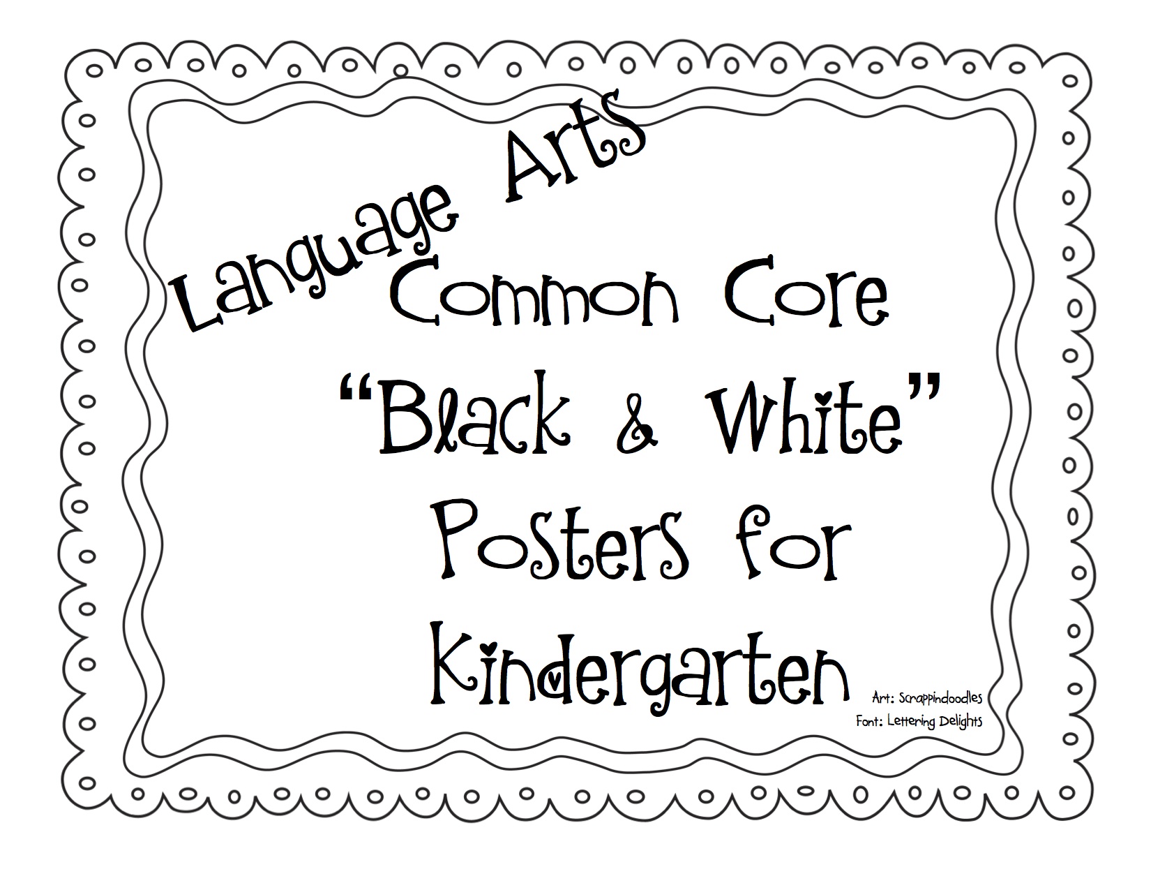 Language Arts Posters