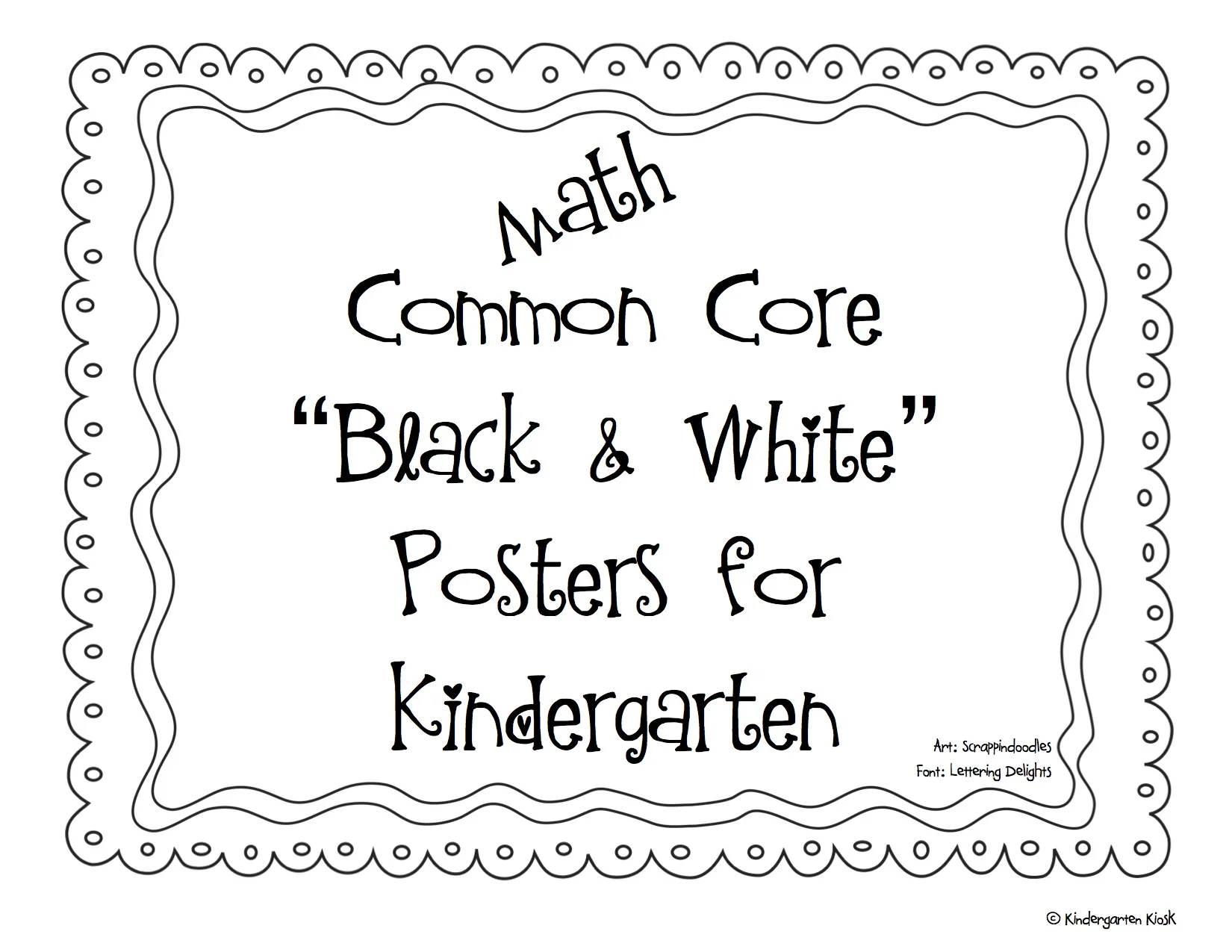 Beginning of the Year — Kindergarten Kiosk