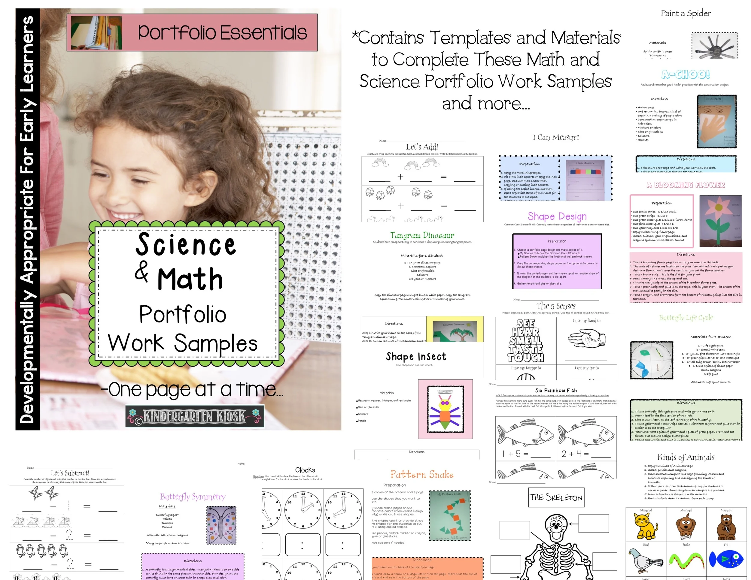 Easy Portfolio Memory Keepsakes — Kindergarten Kiosk