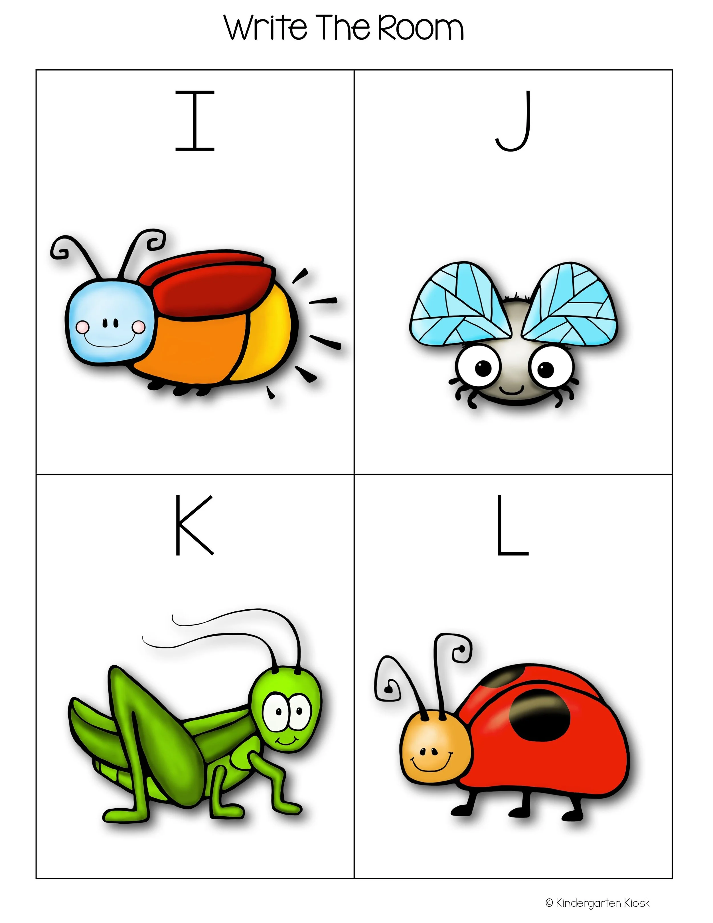 Insect Writing Activities — Kindergarten Kiosk