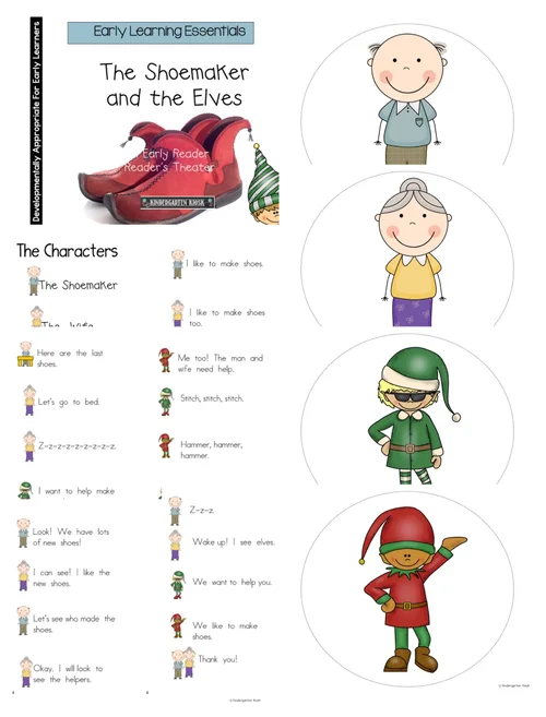 Elves Featuring The Elves and The Shoemaker — Kindergarten Kiosk