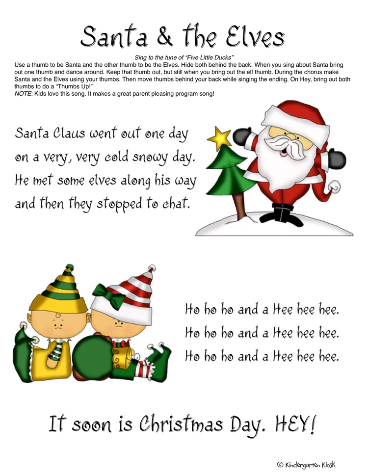 North Pole Activities — Kindergarten Kiosk