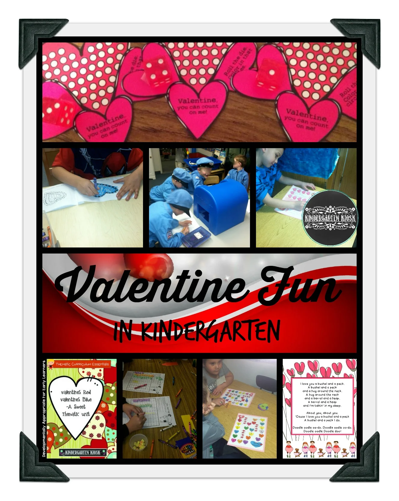 Valentine Activities Thematic Unit — Kindergarten Kiosk