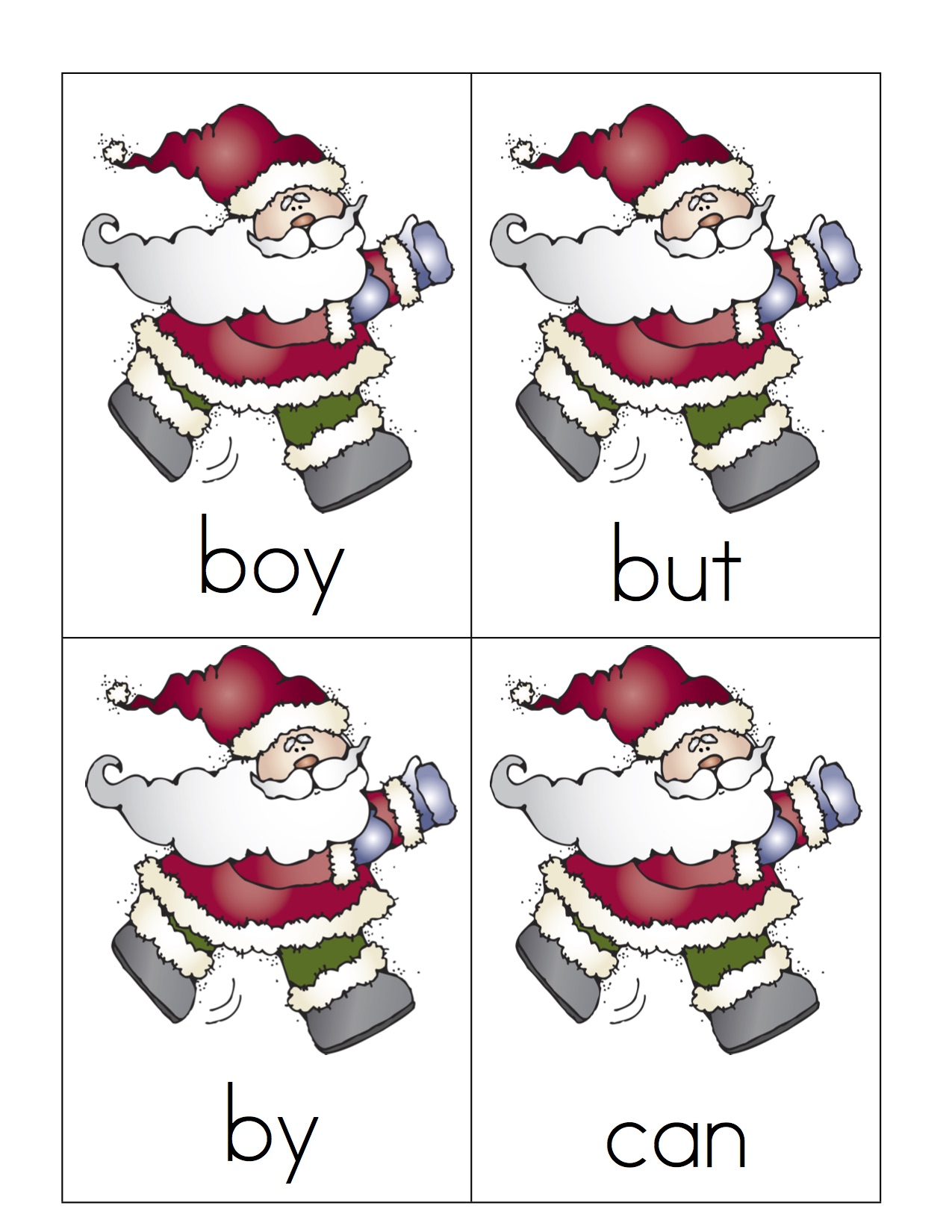 Santa's Mail: Write-The-Room Sight Word or Alphabet — Kindergarten Kiosk