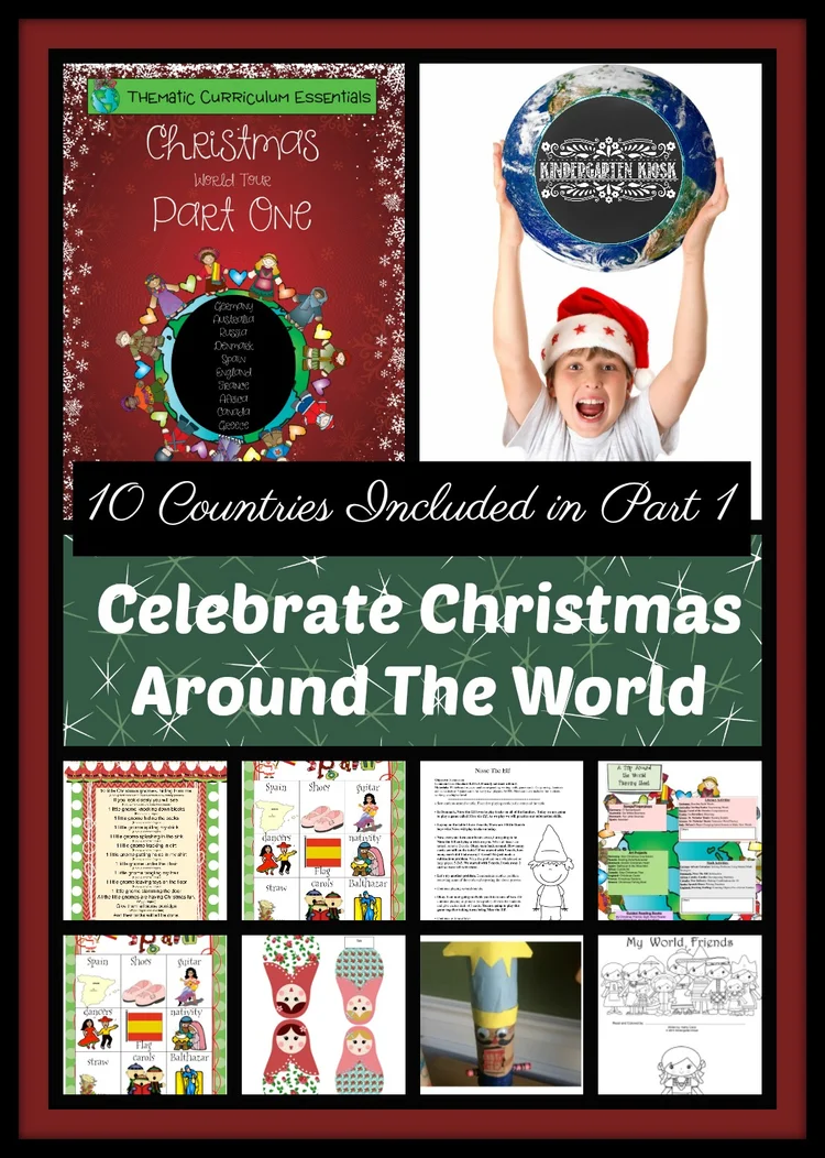 Celebrate Christmas Around The World Theme Unit Part 1 — Kindergarten Kiosk