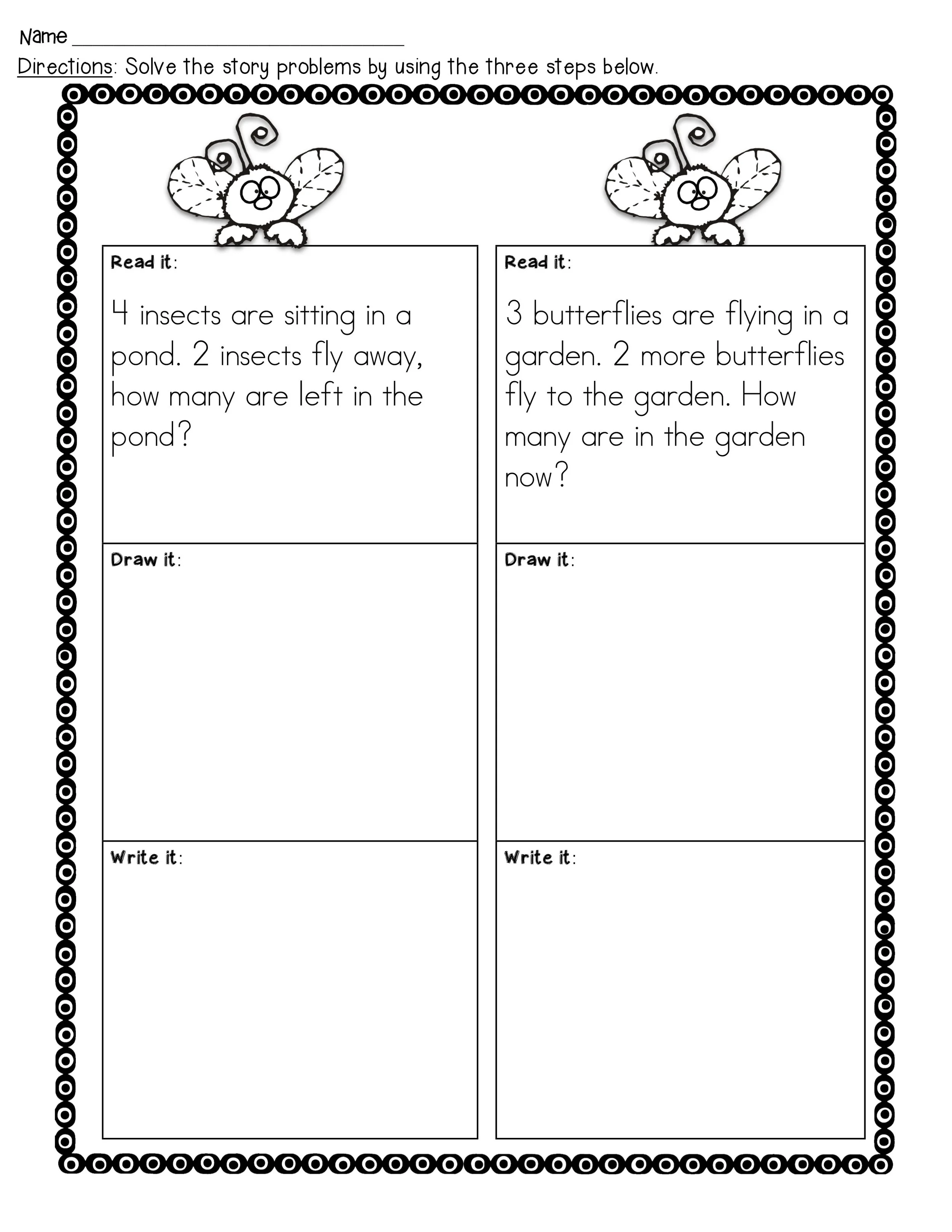 Story Problem Worksheets Kindergarten Kiosk story-problem-worksheets-kindergarten-kiosk