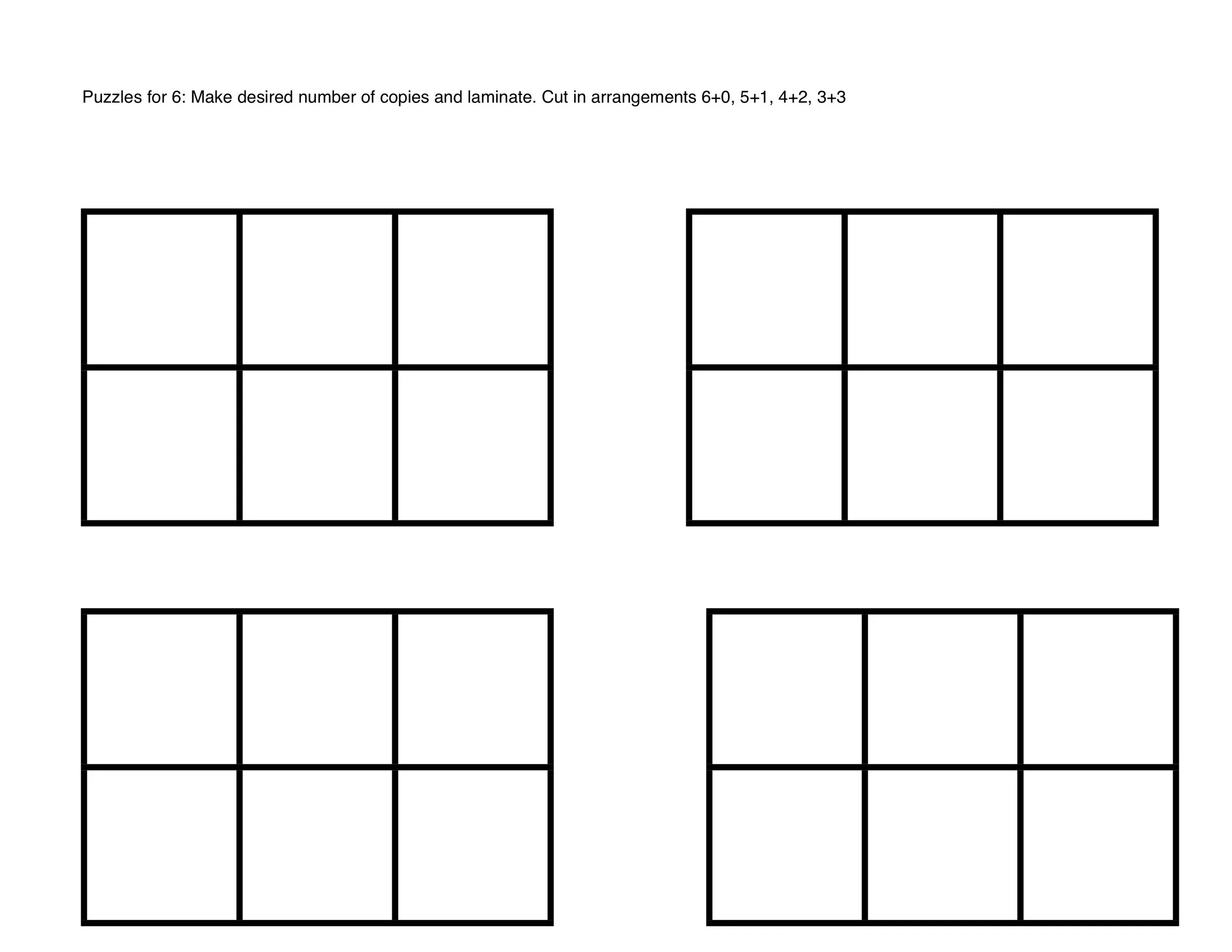 Part/Part Whole Puzzles — Kindergarten Kiosk