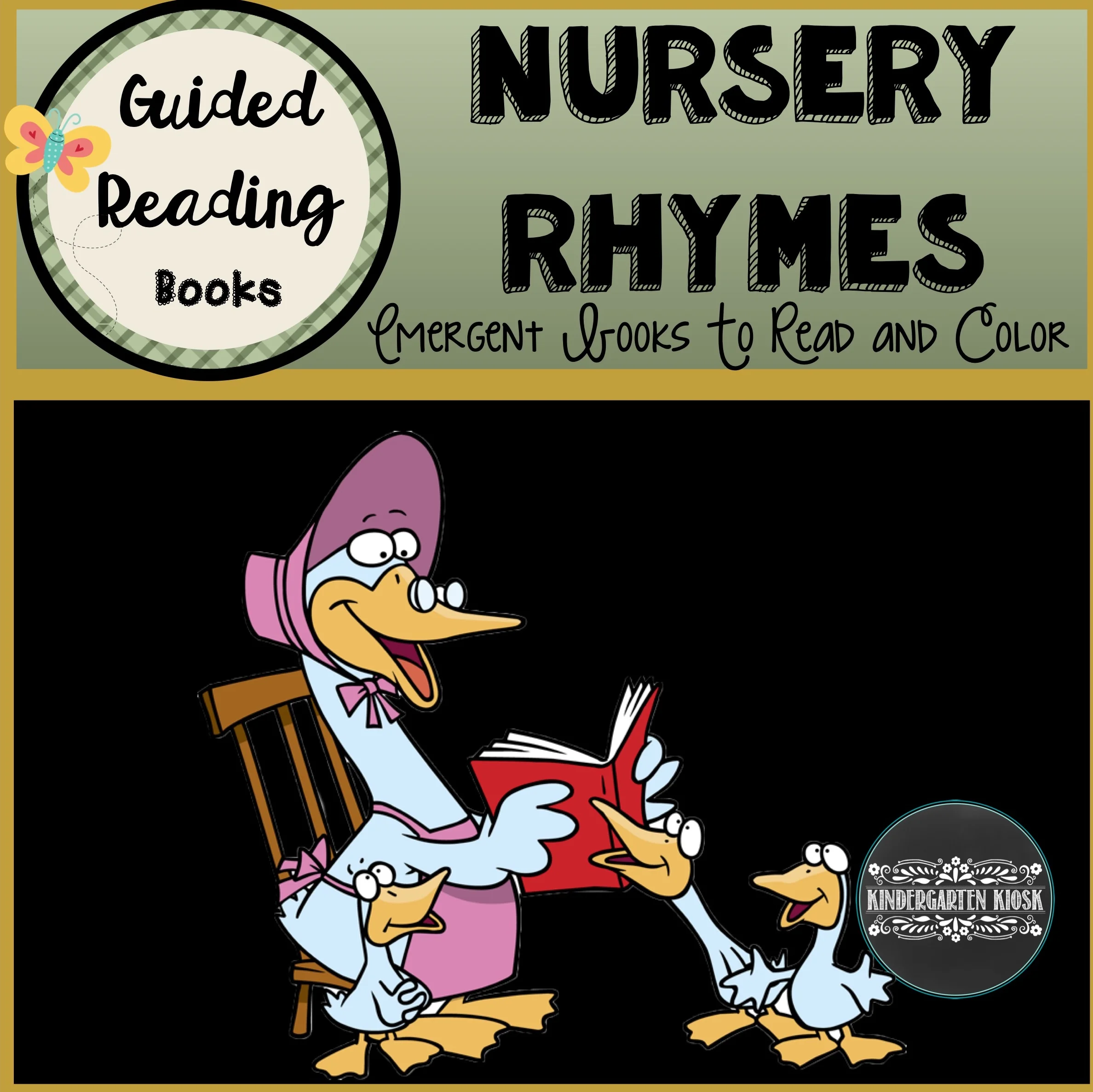 Mother Goose Nursery Rhyme Guided and Read Together Books ...