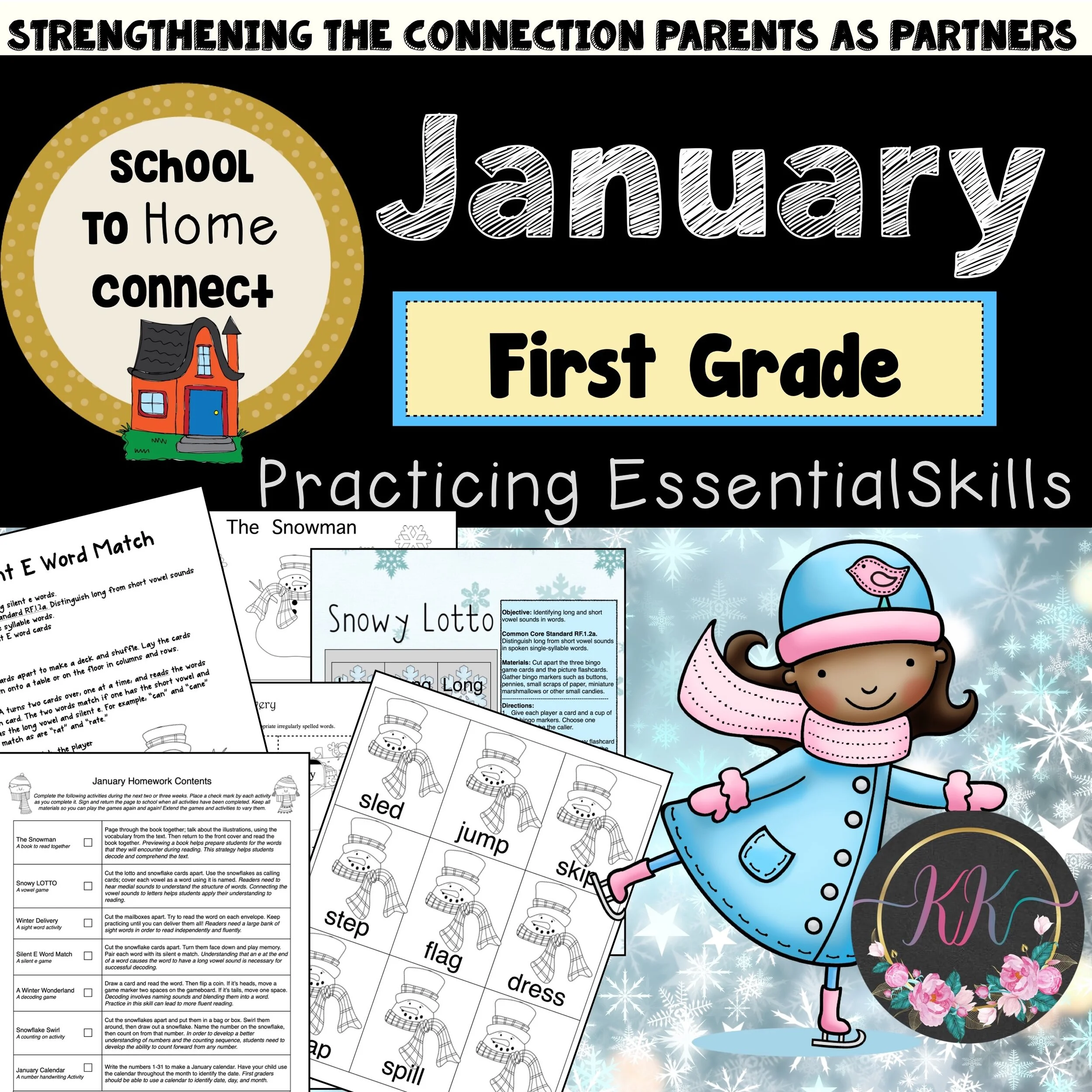 January First Grade Homework Packet Kindergarten Kiosk January First Grade Homework Packet Kindergarten Kiosk