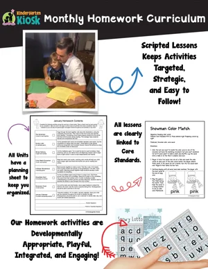 Kindergarten Homework Activities — Kindergarten Kiosk
