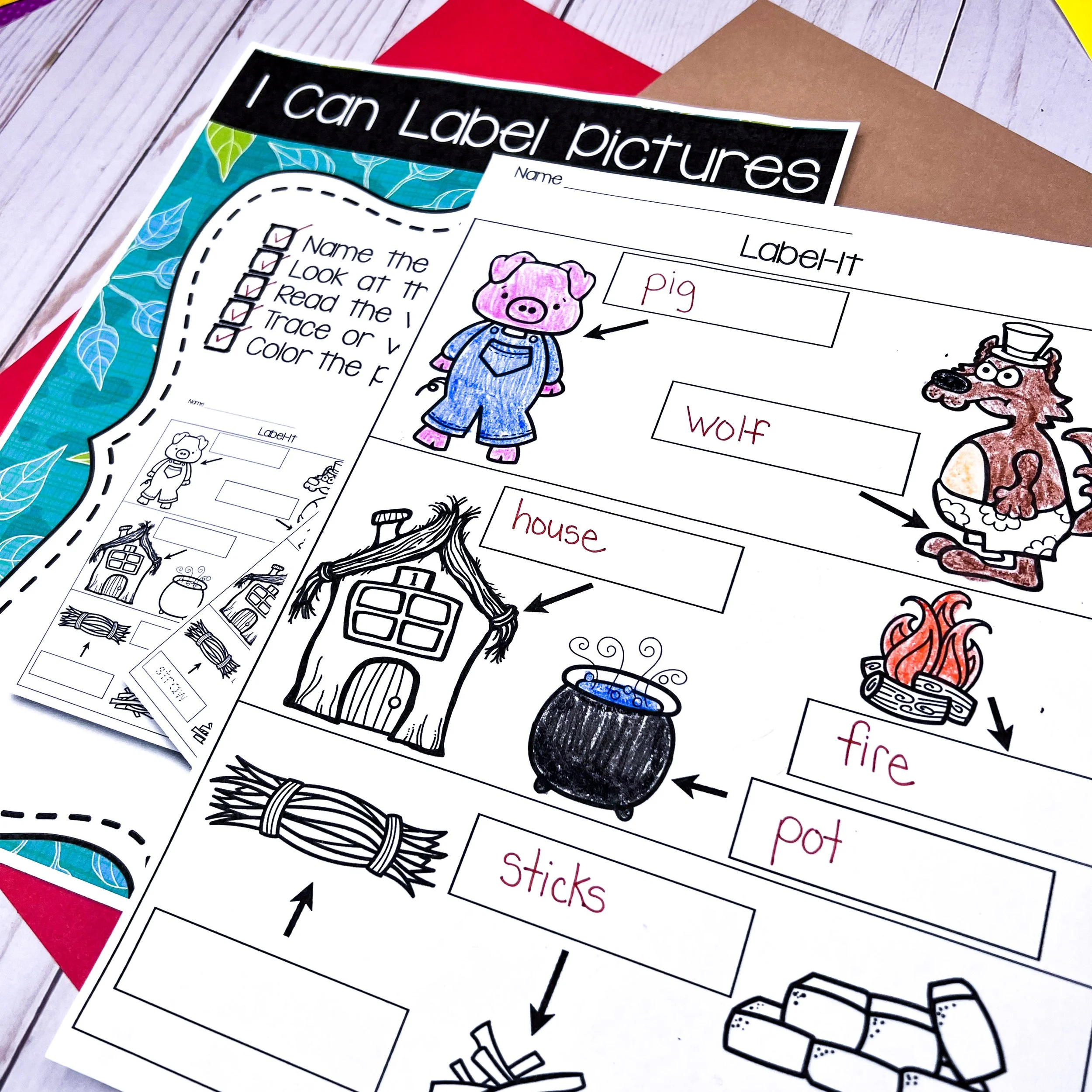 Three Little Pigs Activities Printables