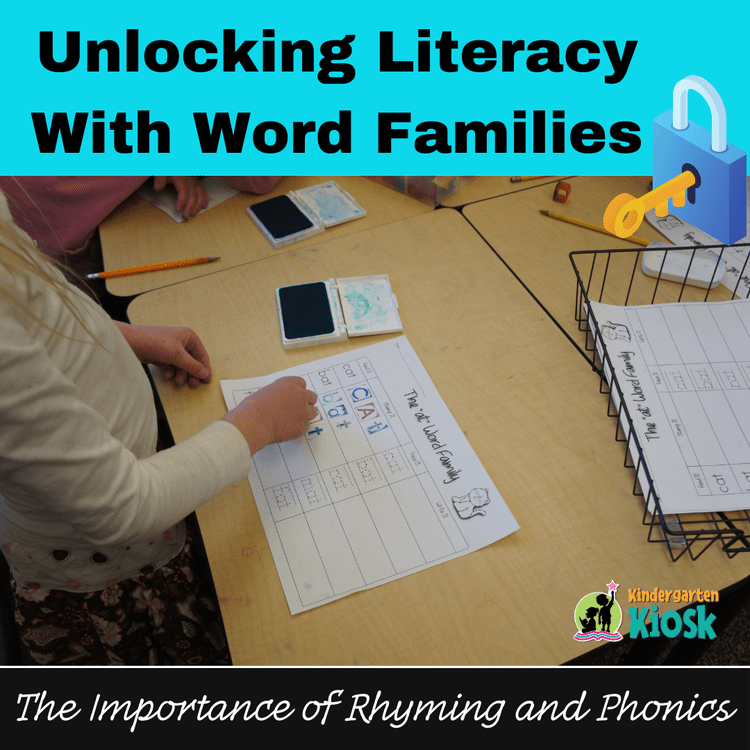 Unlocking Literacy Through Word Families — Kindergarten Kiosk