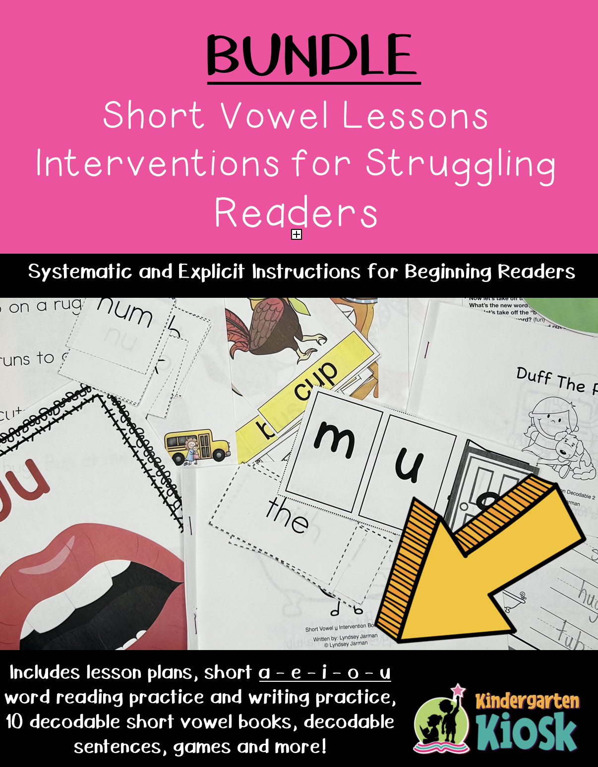 Short Vowel Interventions — Kindergarten Kiosk