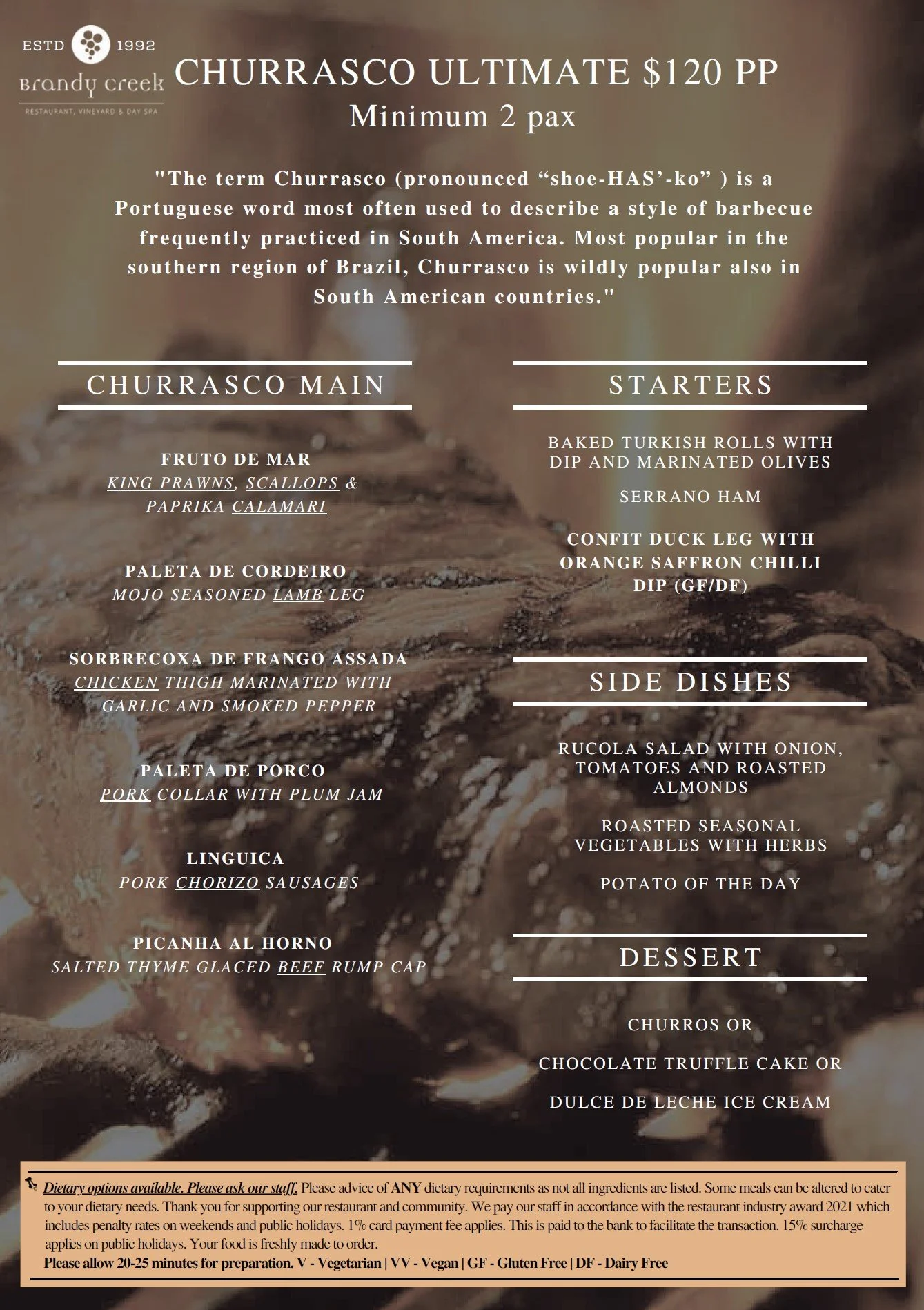 Churrasco BBQ | Brandy Creek Estate