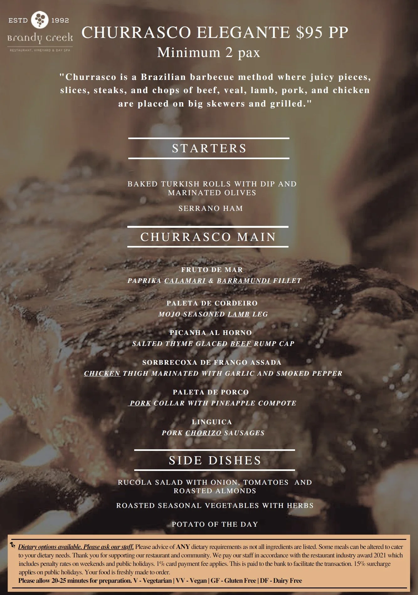 Churrasco BBQ | Brandy Creek Estate