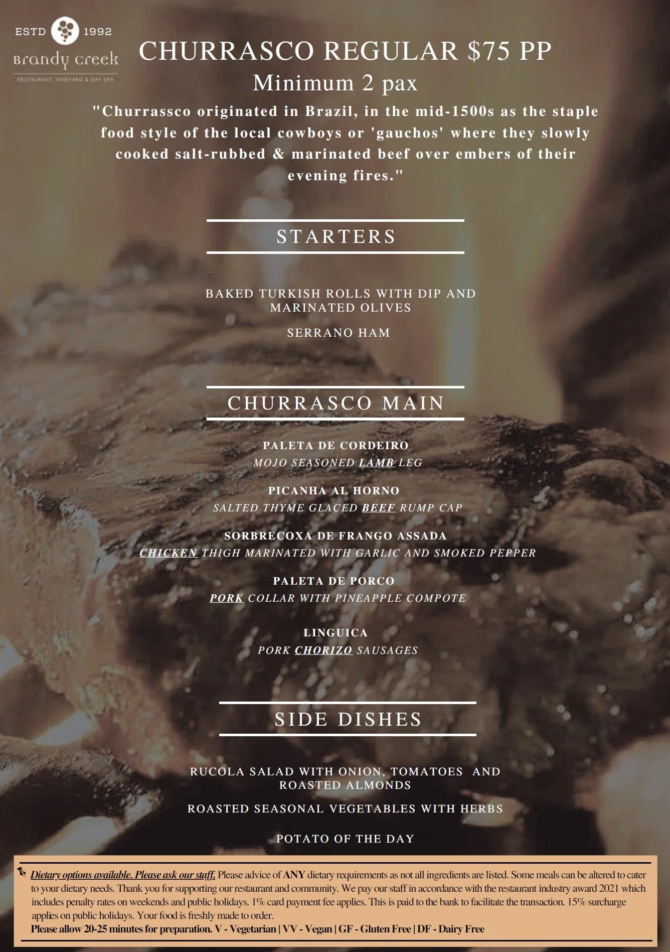 Churrasco BBQ | Brandy Creek Estate