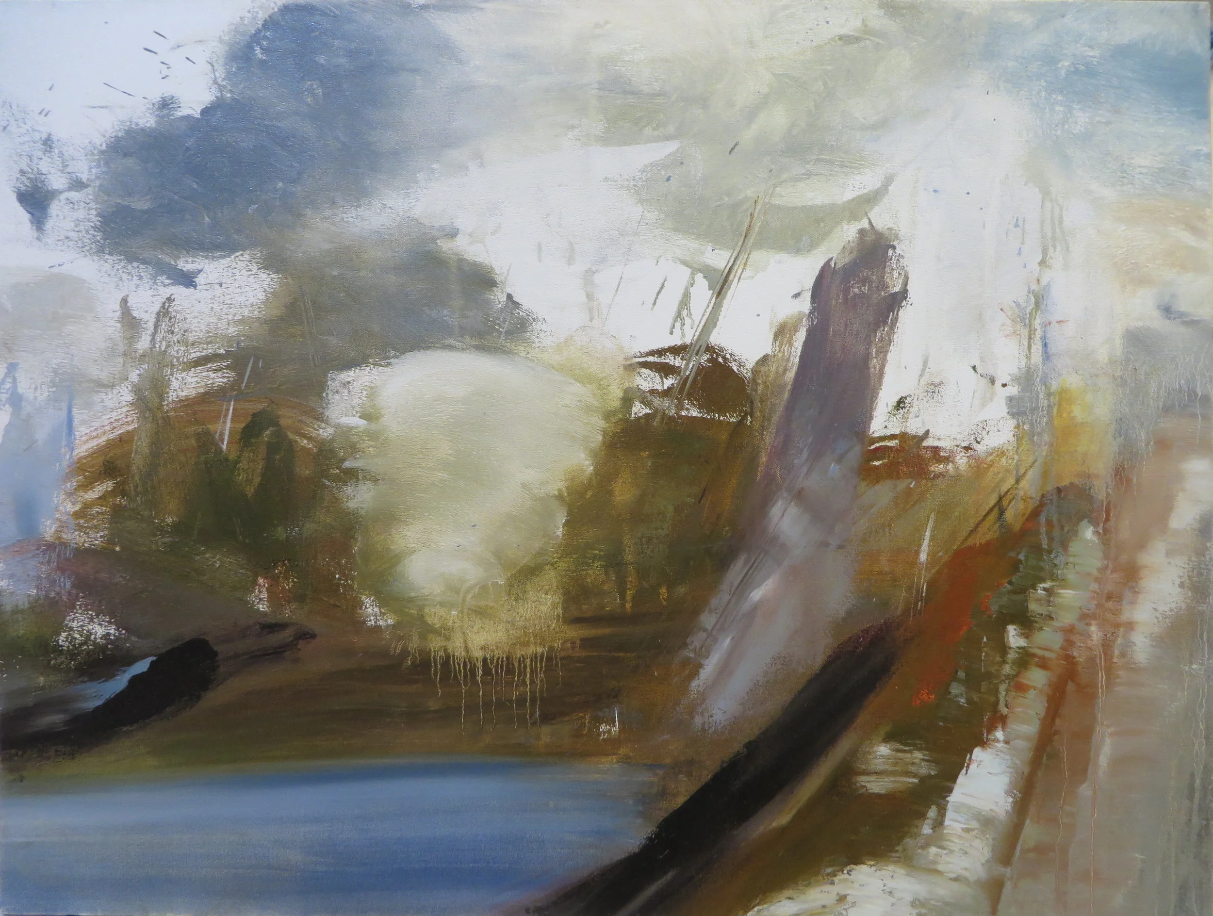 abstract oil on canvas paintings - markperryart Mark Perry Art