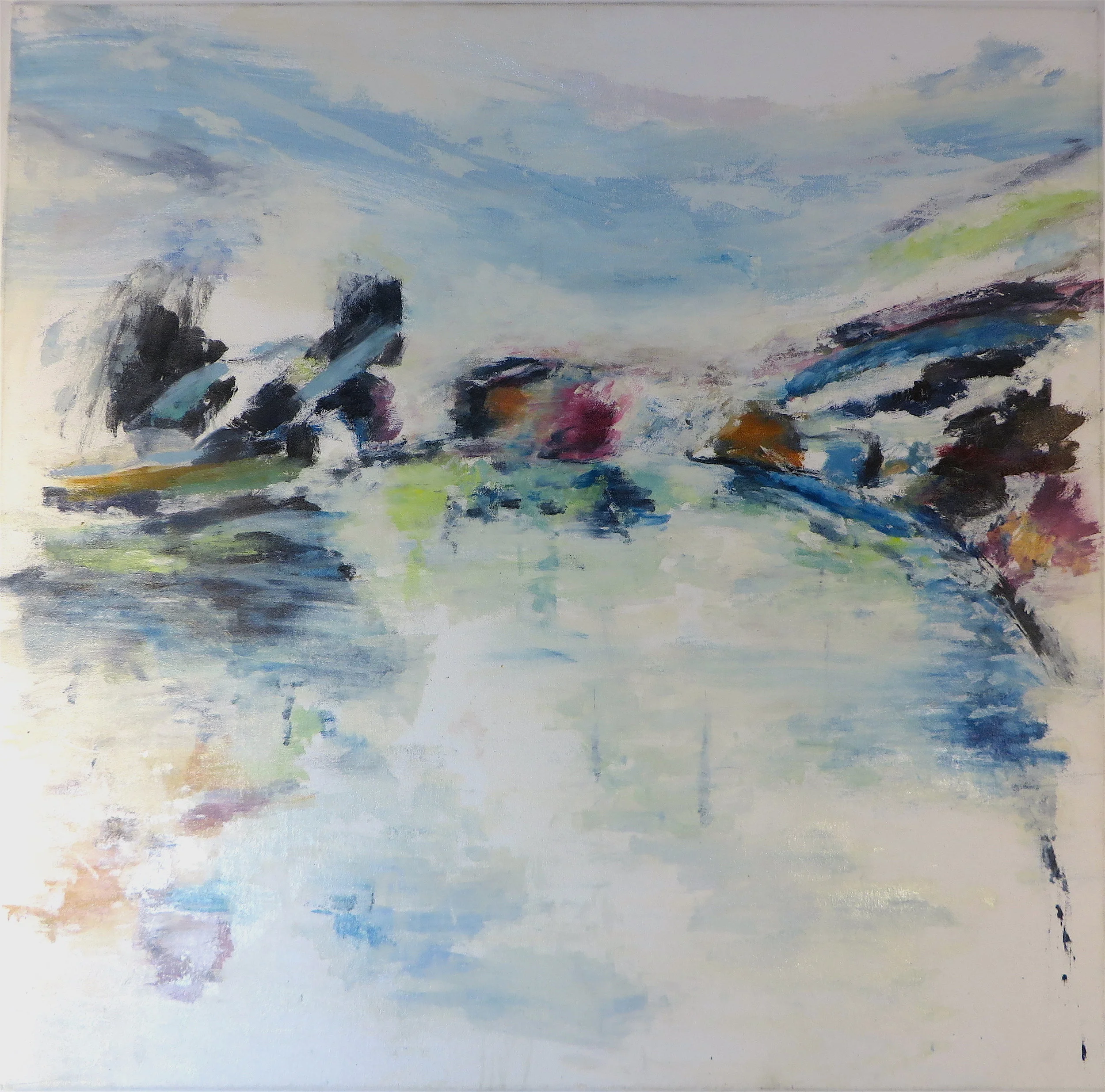 abstract oil on canvas paintings - markperryart Mark Perry Art