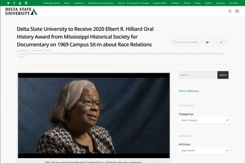 Mississippi Delta Civil Rights Heritage Archive — Mississippi Delta ...
