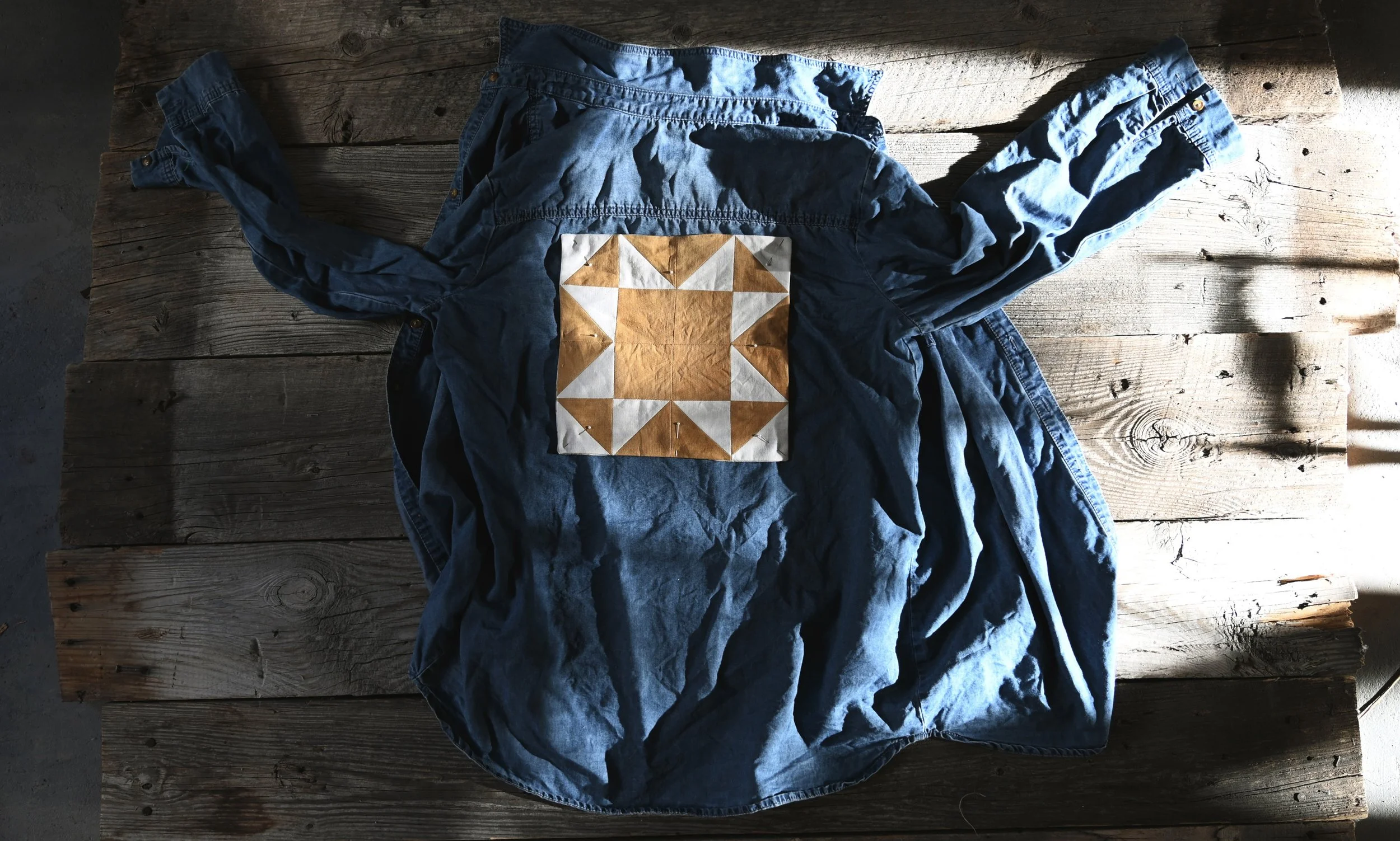 How to Sew a Quilt Block onto a Garment — Farm & Folk