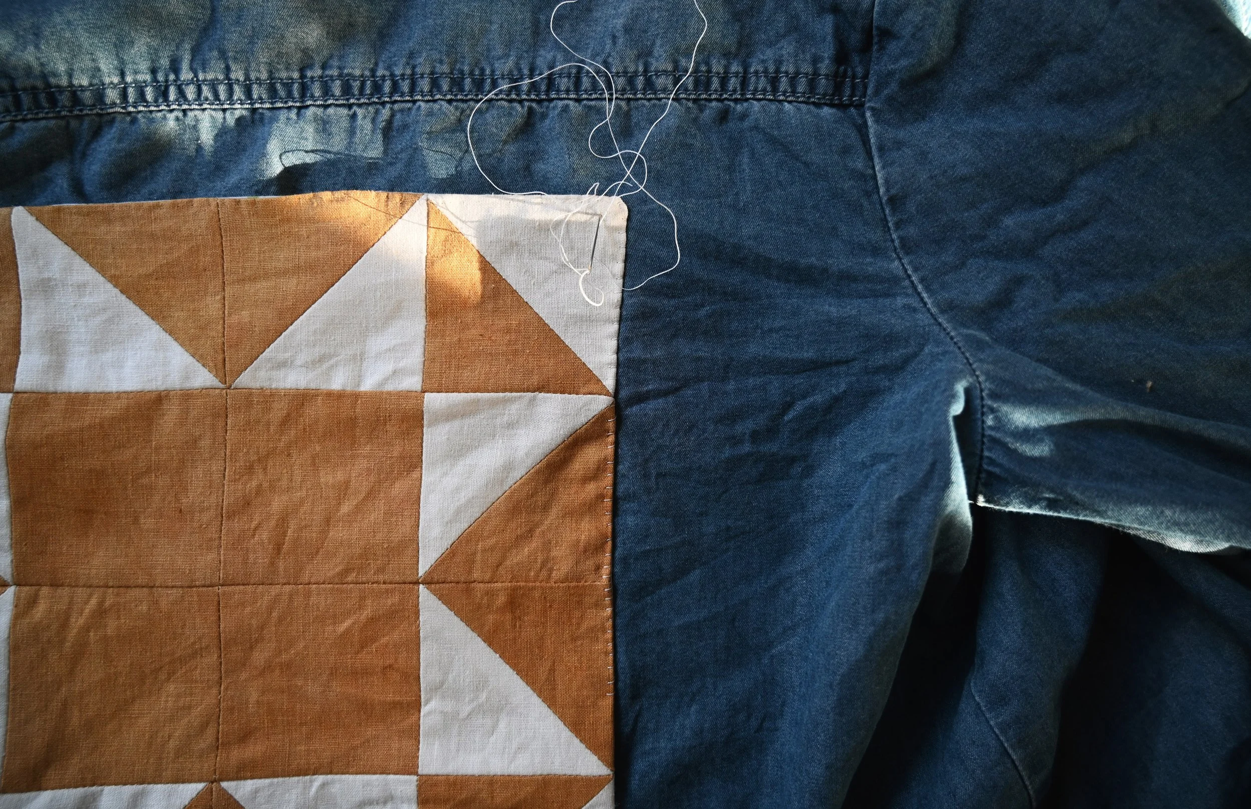 How to Sew a Quilt Block onto a Garment — Farm & Folk