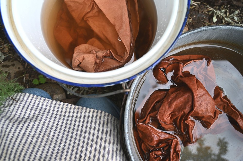 Natural Dye Series Post 2: Mordanting Cellulose Fabric — Farm & Folk