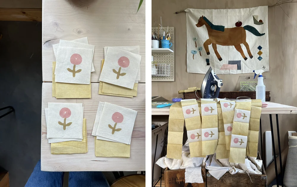 Marigold Quilt Dye and Sew Along Part 2 — Farm & Folk