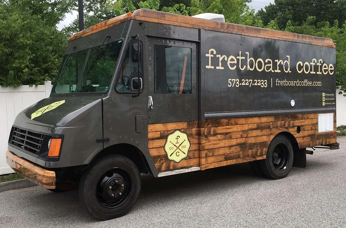 truck menu — Fretboard Coffee