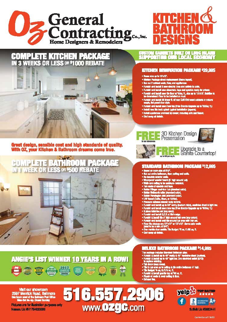 PROMOTIONS — OZ General Contracting Co Inc.