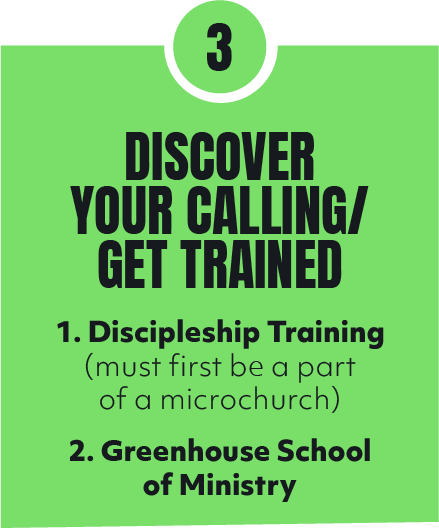 Discipleship Steps — Greenhouse Church South Florida