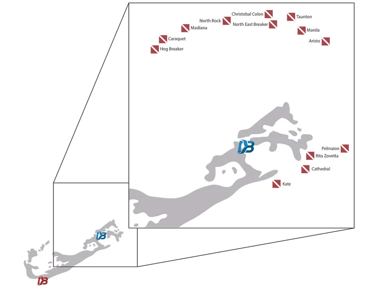 Dive Sites — Dive Bermuda at Grotto Bay