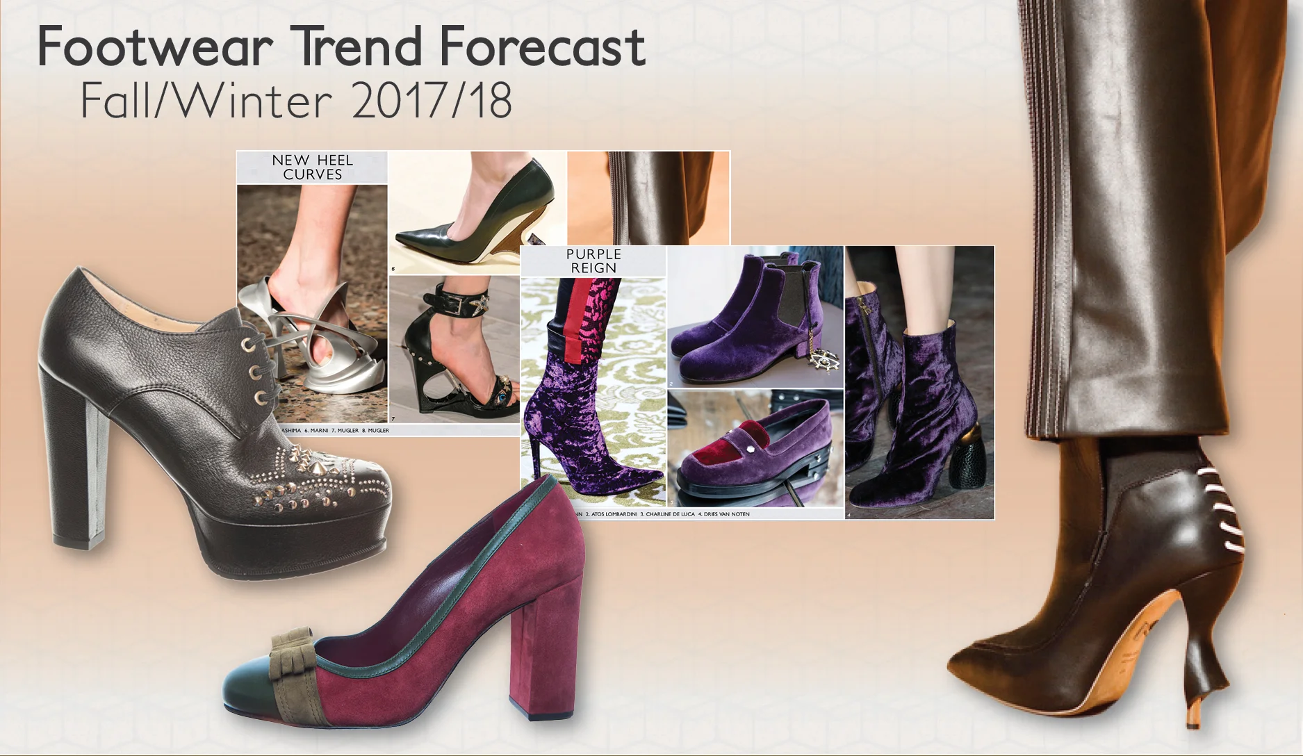 FW1718 Footwear Forecast — Colour & Trends