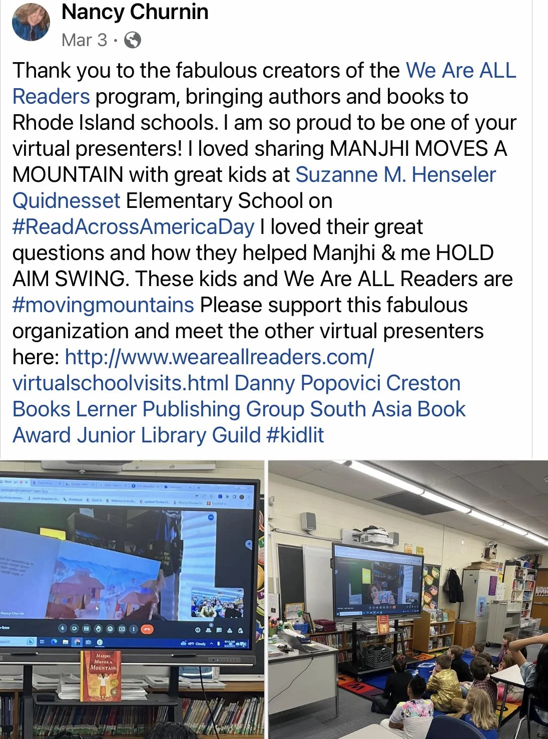 Manjhi Moves a Mountain — Nancy Churnin