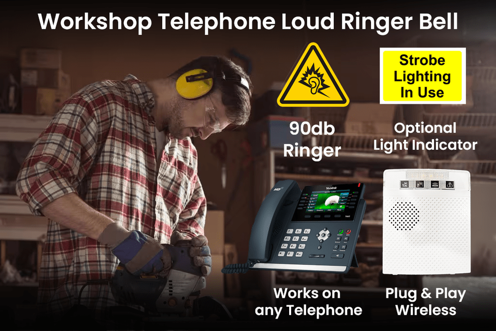 Workshop Loud Ringer VoIP Phone Bells — Loud Ringer Wireless VoIP Bell