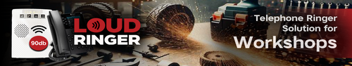 Workshop Loud Ringer VoIP Phone Bells — Loud Ringer Wireless VoIP Bell