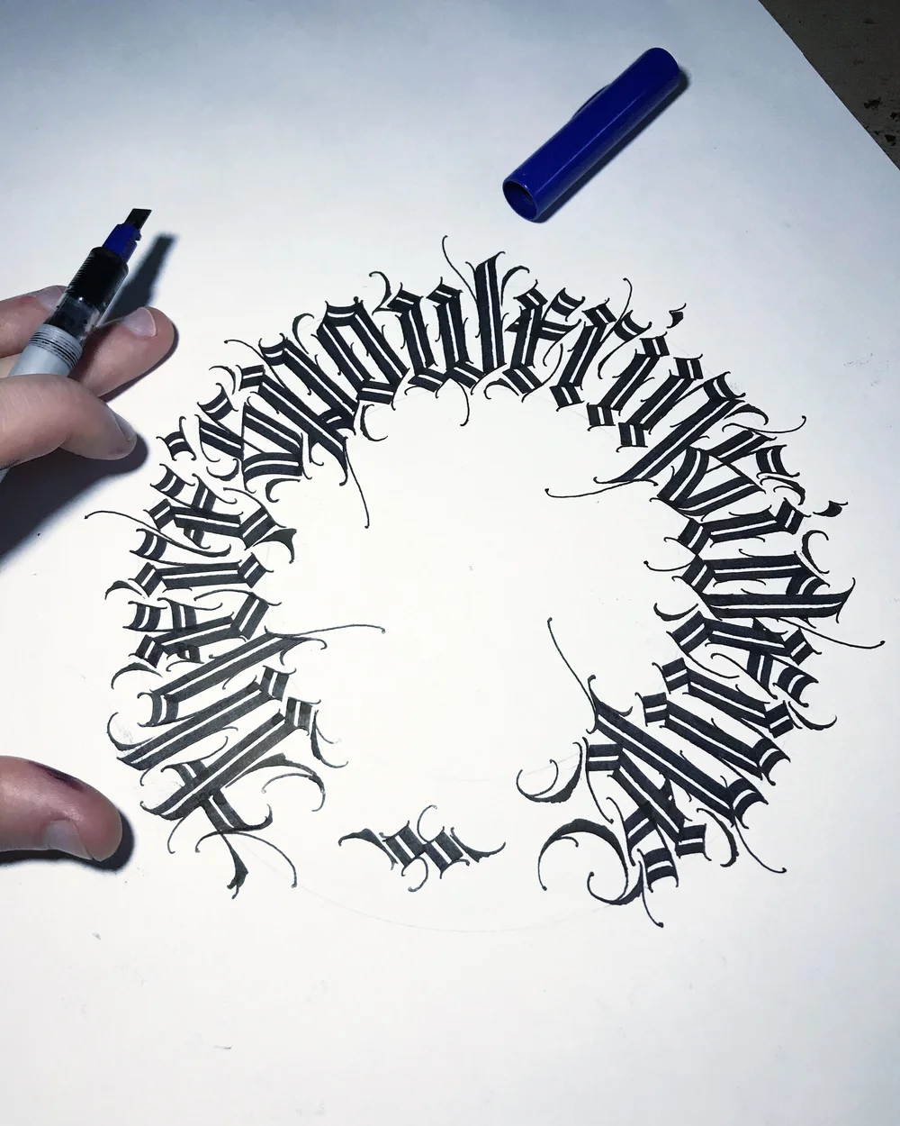 Commercial Lettering — Mindful Release