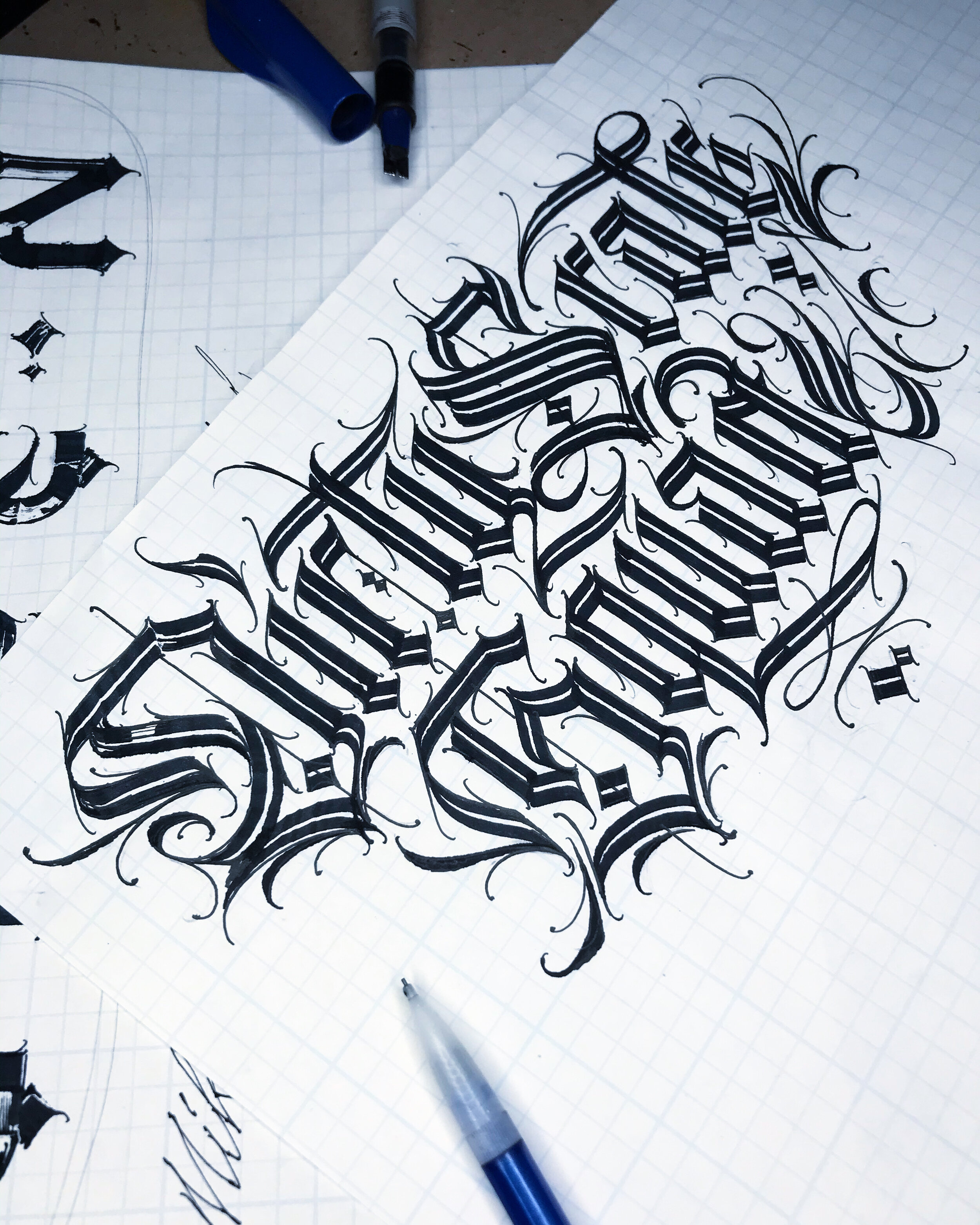 Commercial Lettering — Mindful Release