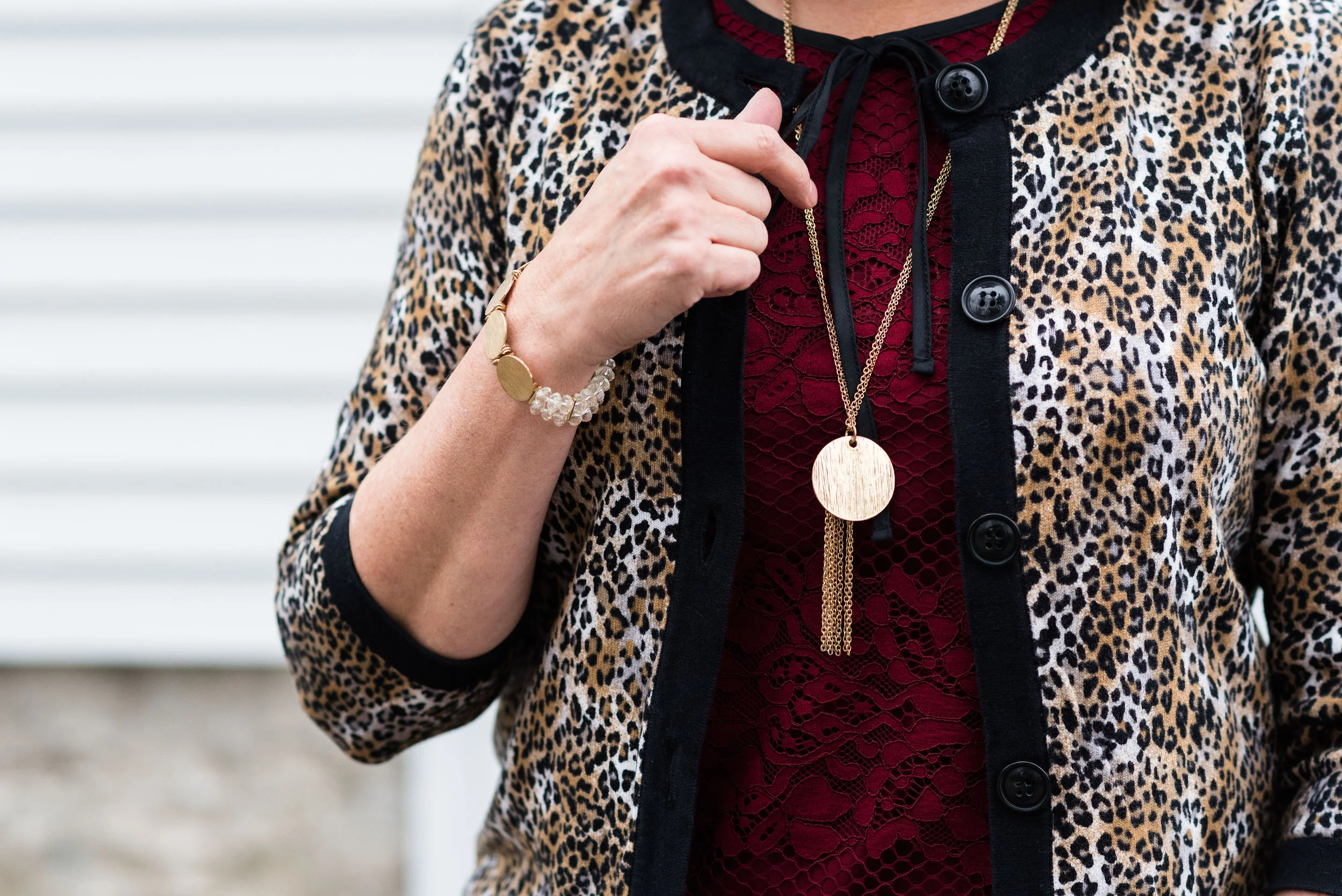 Beautiful Blogger Bests - Leopard Print with Maroon/Burgundy — Stylin ...