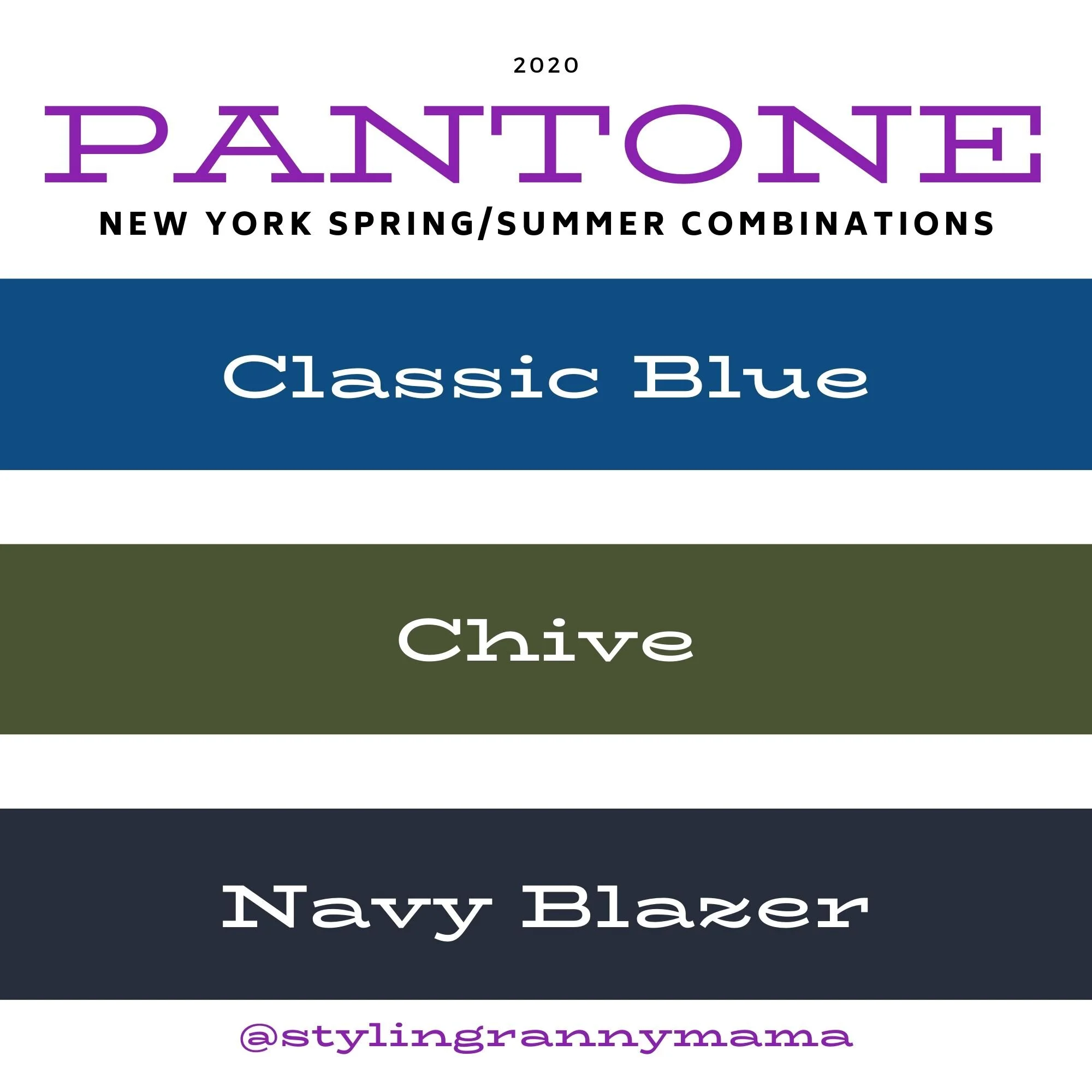Pantone Spring/Summer - 2020 - Classic Blue, Chive and Navy Blazer ...
