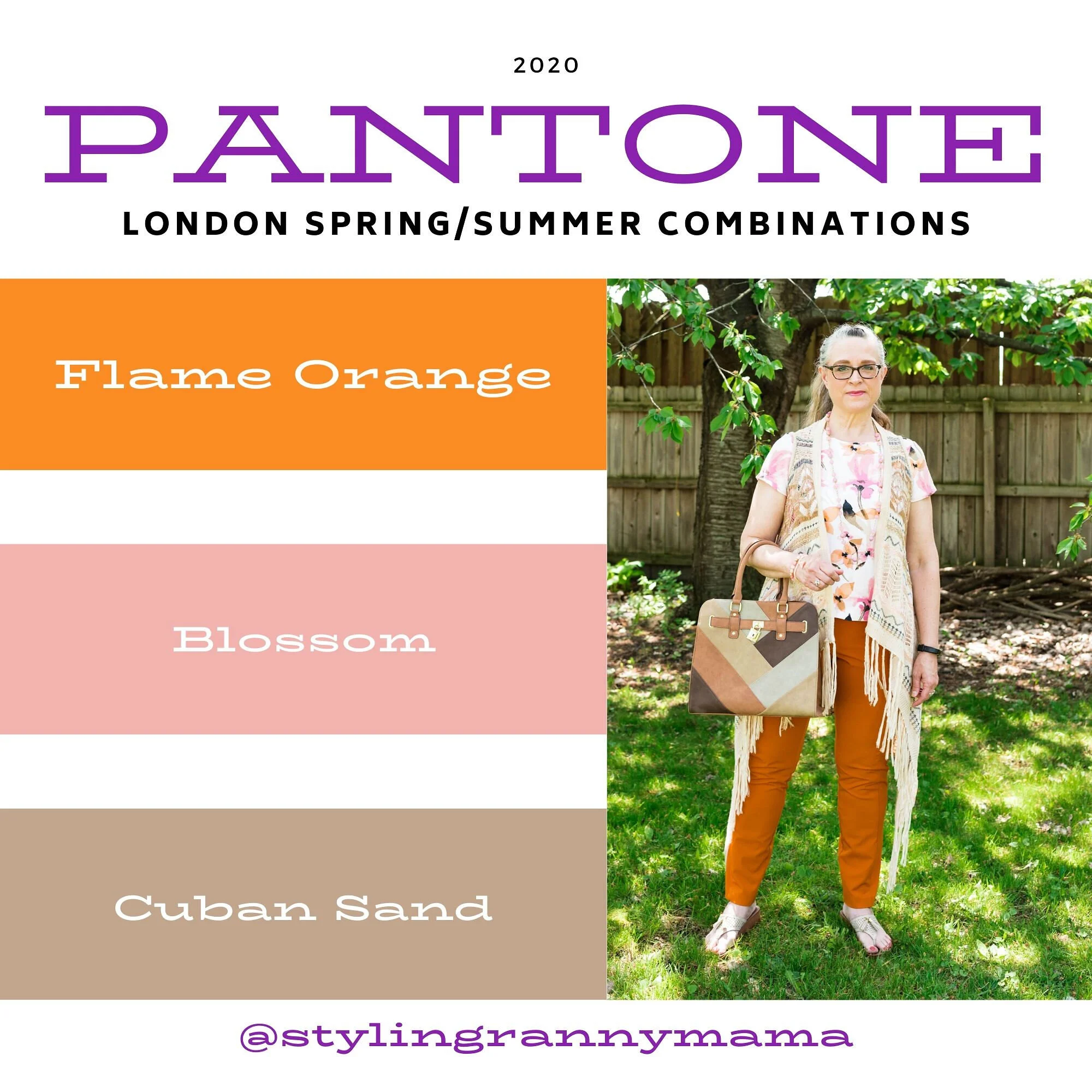 Pantone Spring/Summer - 2020 - Flame Orange, Blossom and Cuban Sand ...