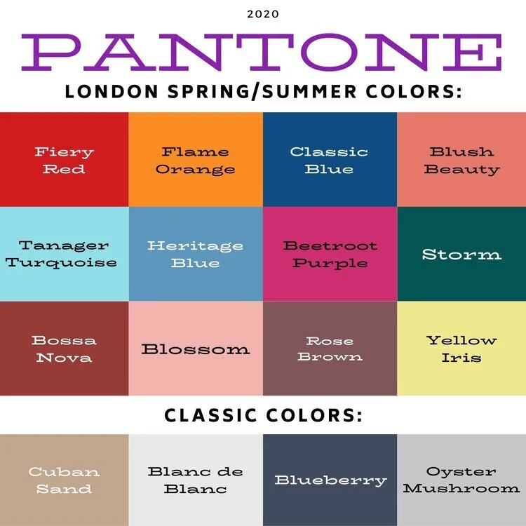 Pantone Spring/Summer 2020 - Recap — Stylin' Granny Mama