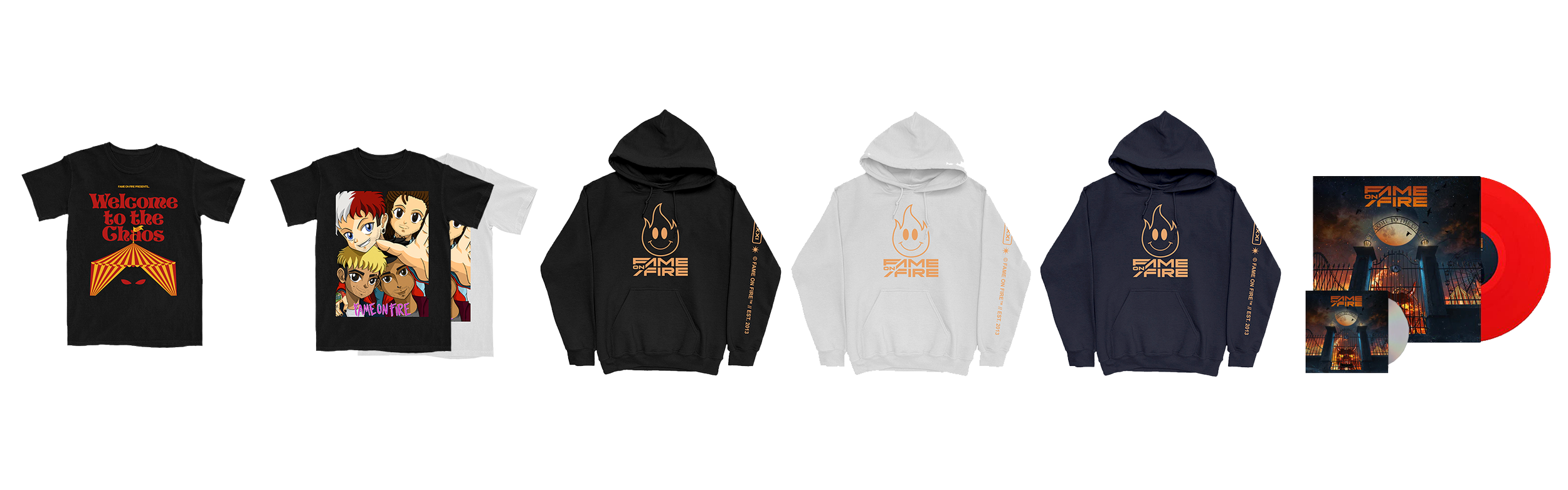 MERCH — fame on fire