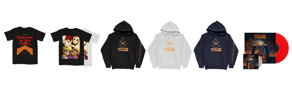 MERCH — fame on fire
