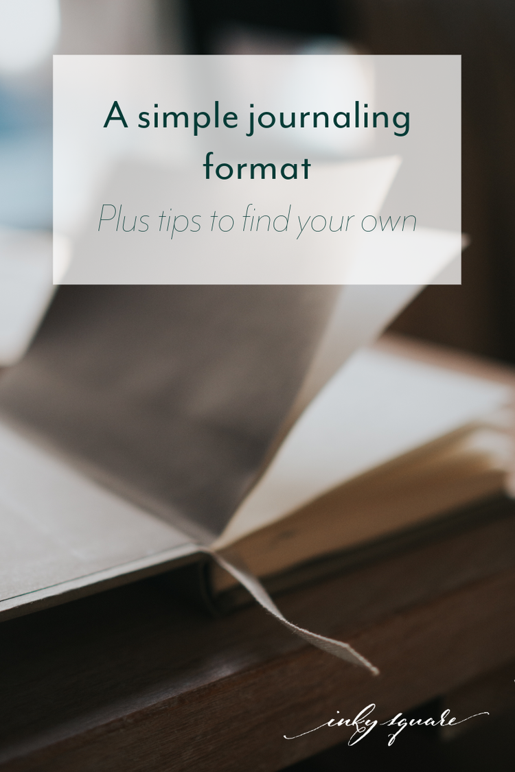A simple journaling format — Inky Square - calligraphy & bookbinding