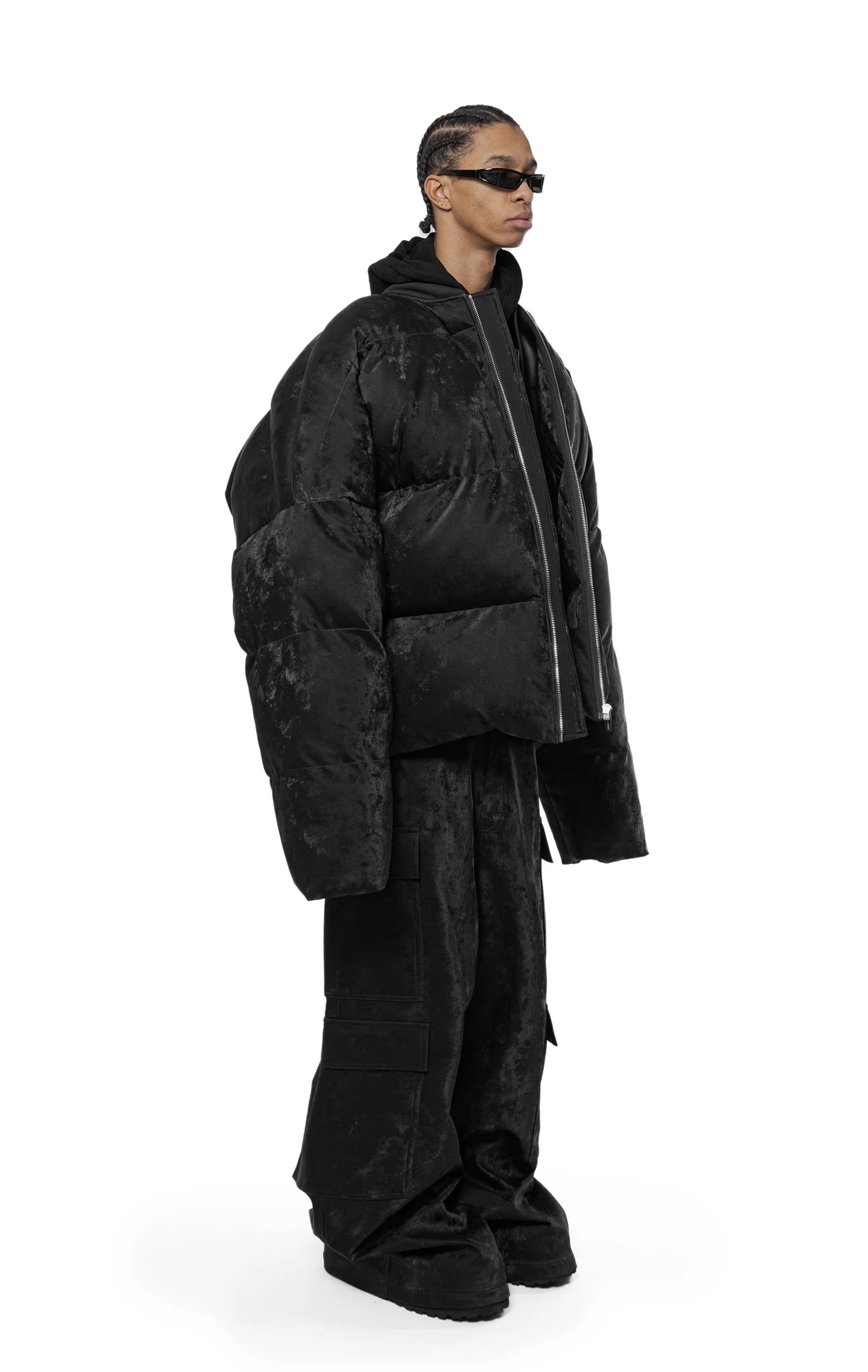 ARNODEFRANCE - DUSTY RUBBER MEGA PUFFER — ARNODEFRANCE