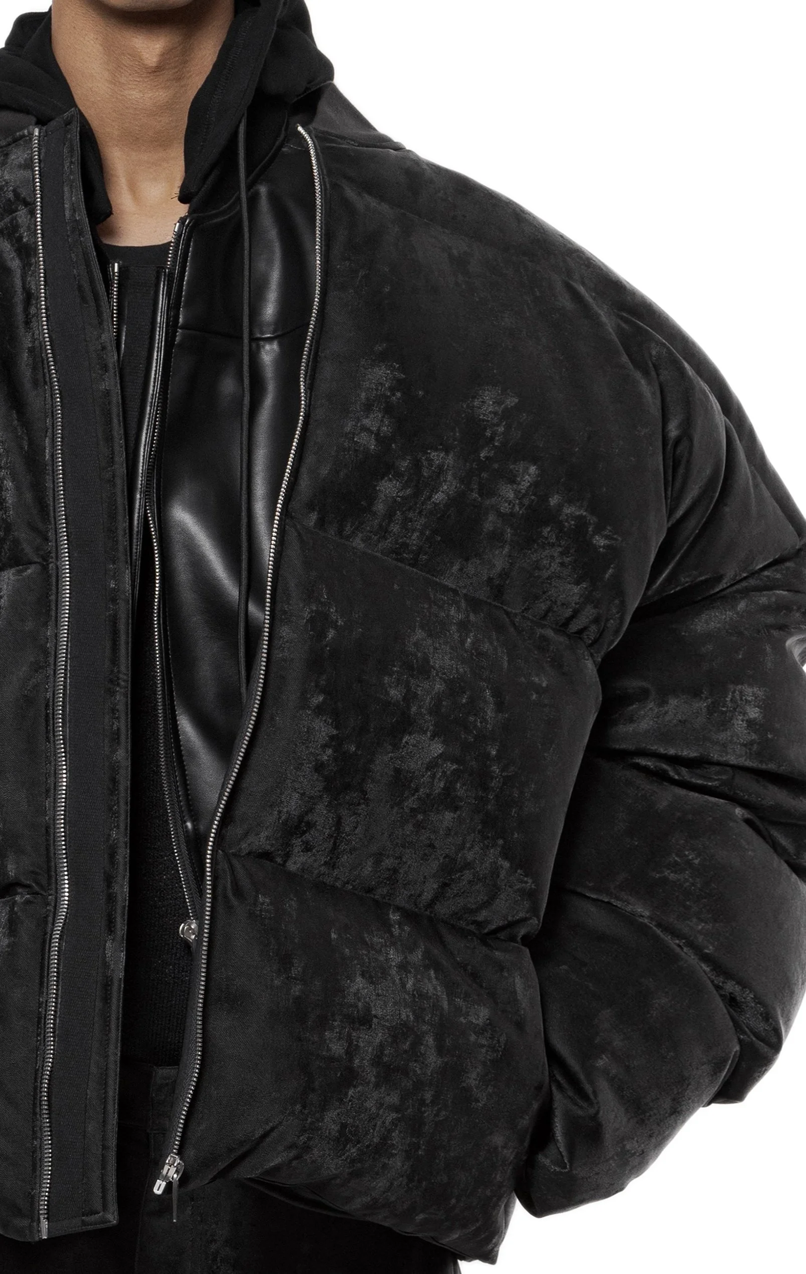 ARNODEFRANCE - DUSTY RUBBER MEGA PUFFER — ARNODEFRANCE