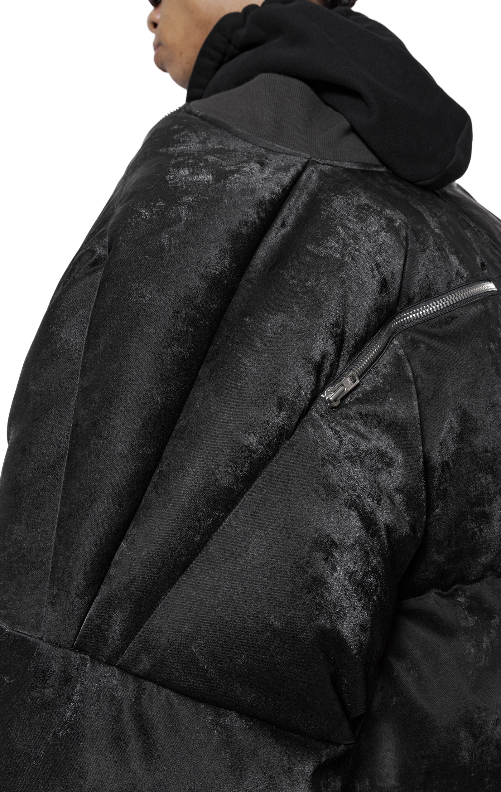 ARNODEFRANCE - DUSTY RUBBER MEGA PUFFER — ARNODEFRANCE