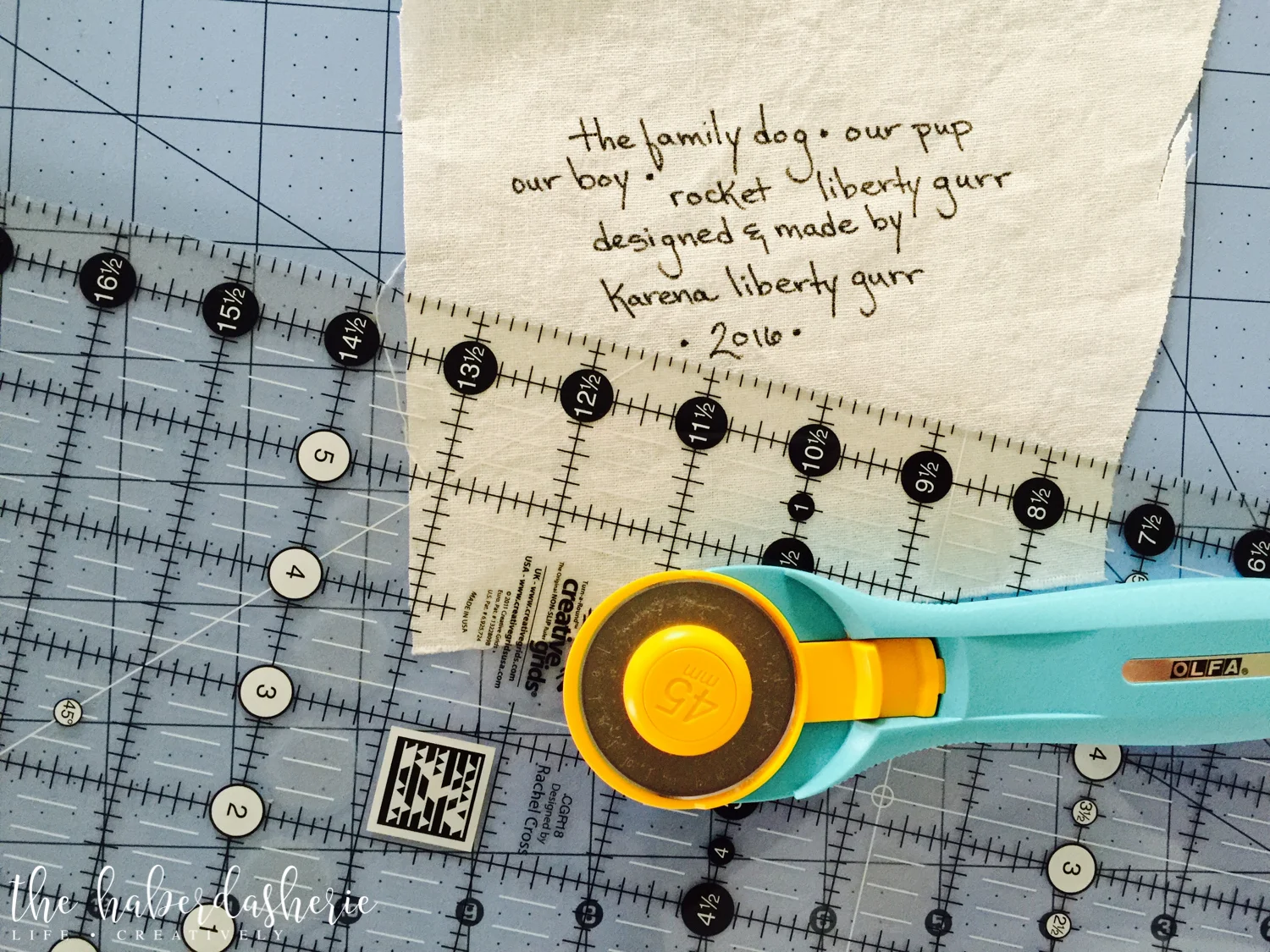 a creative final touch: quilt label tutorial — the haberdasherie